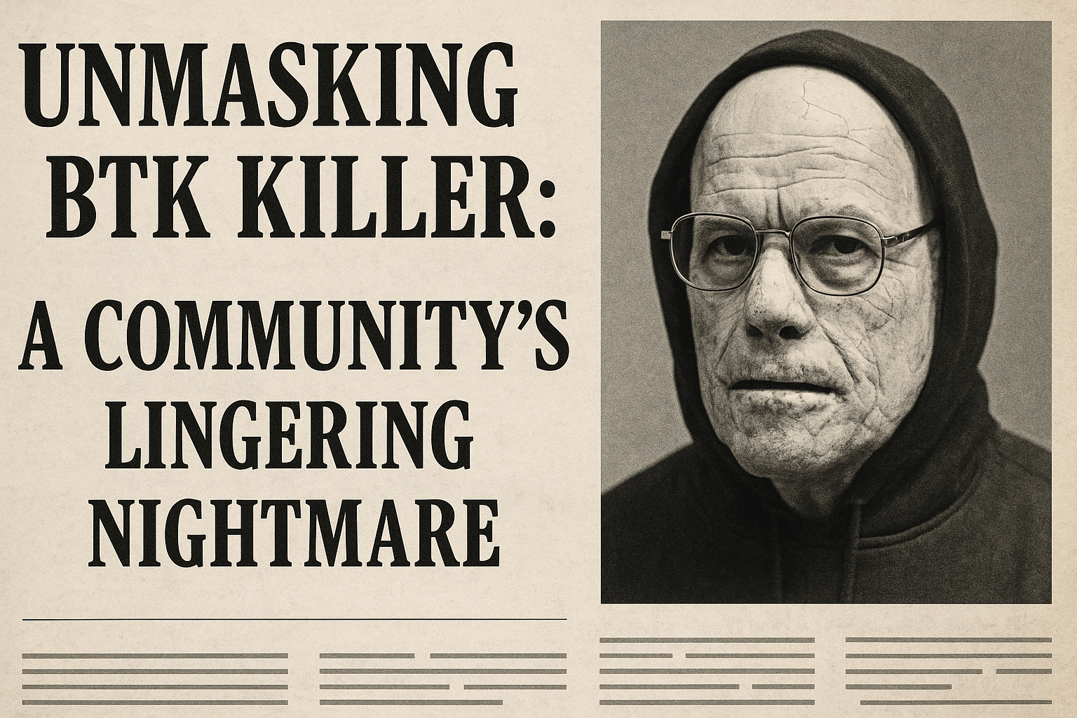 Unmasking BTK Killer: A Community's Lingering Nightmare - Social News Daily